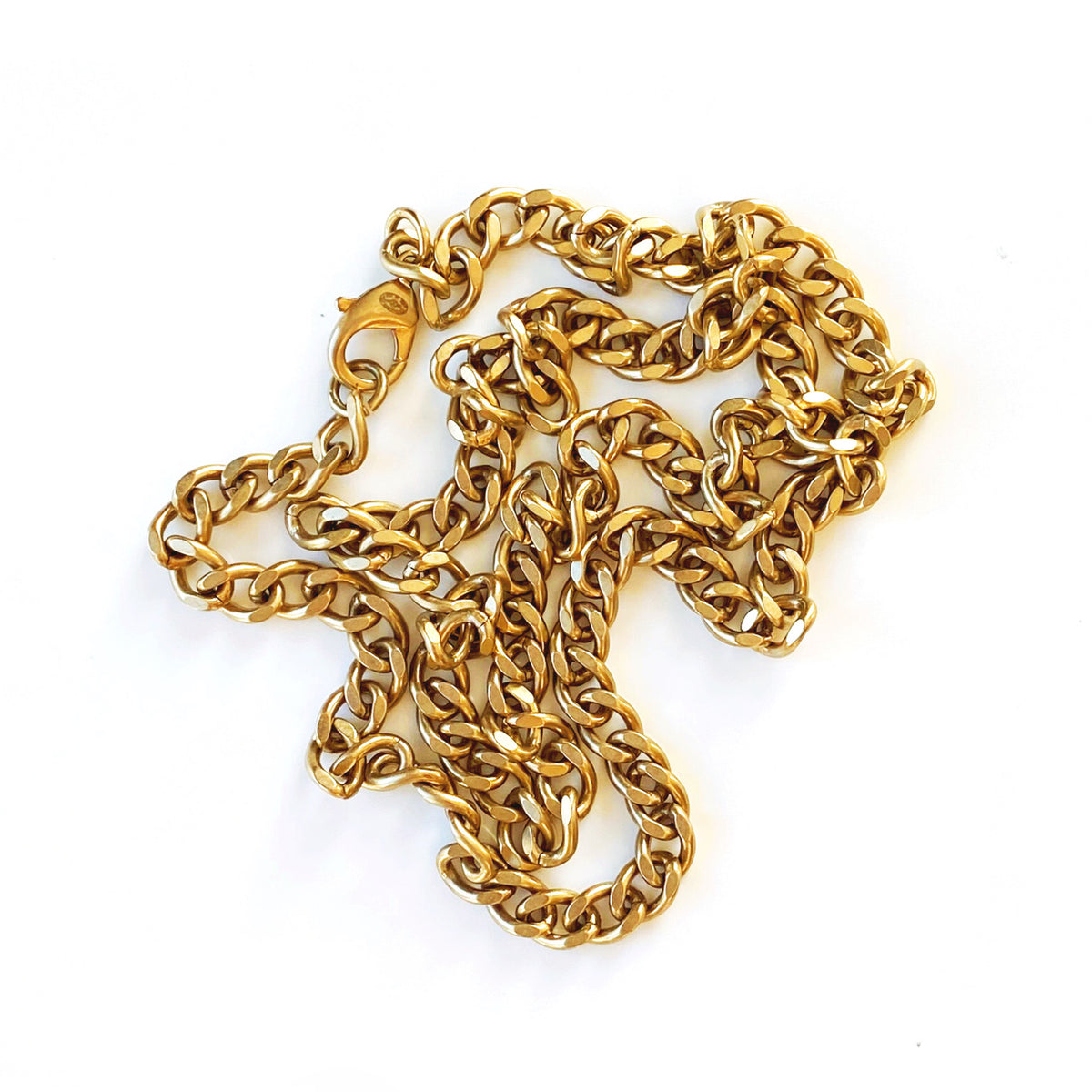 100% Authentic Matte Gold Chanel Chain – Old Soul Vintage Jewelry